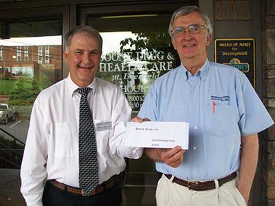 Boone Drug donates $5,000 to Community Care Clinic | Community ...