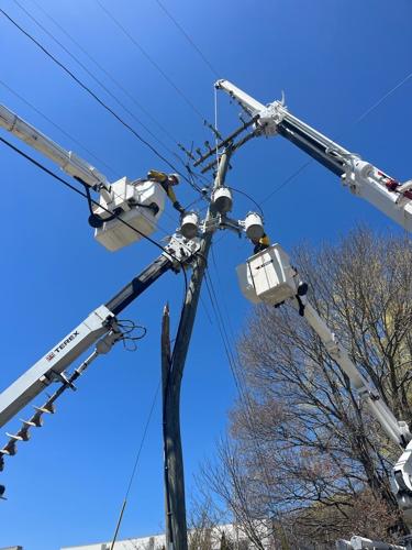 NRLP crews complete 'precision operation' to replace utility pole after ...