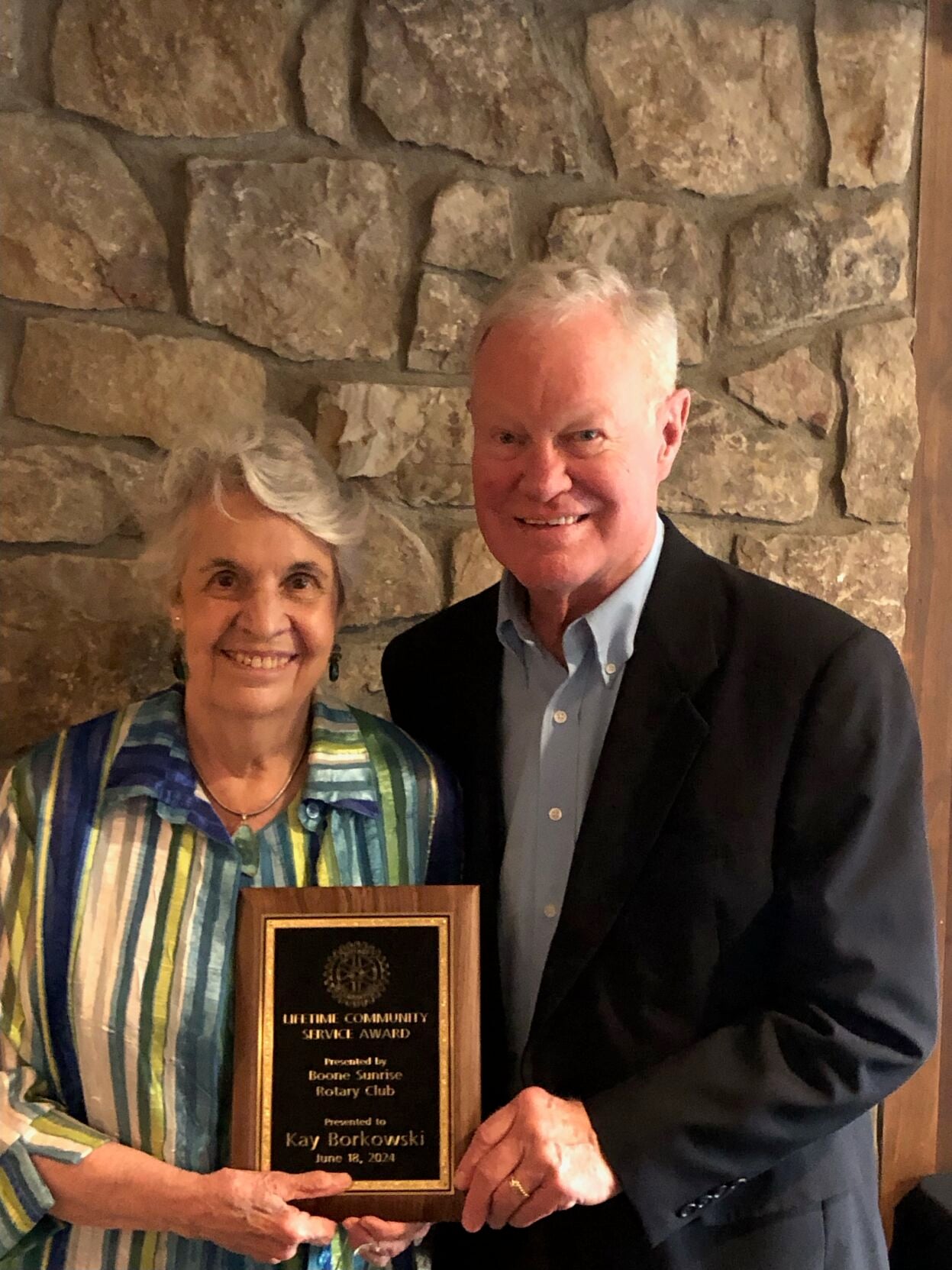 Civic leader Kay Kaiser Borkowski honored with Rotary Lifetime ...