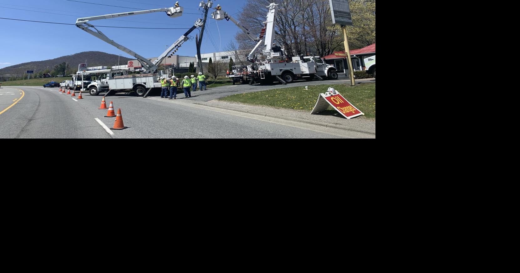 NRLP crews complete 'precision operation' to replace utility pole after ...