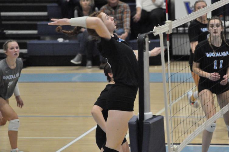Elite Eight bound: Watauga volleyball overcomes late rally by Marvin ...
