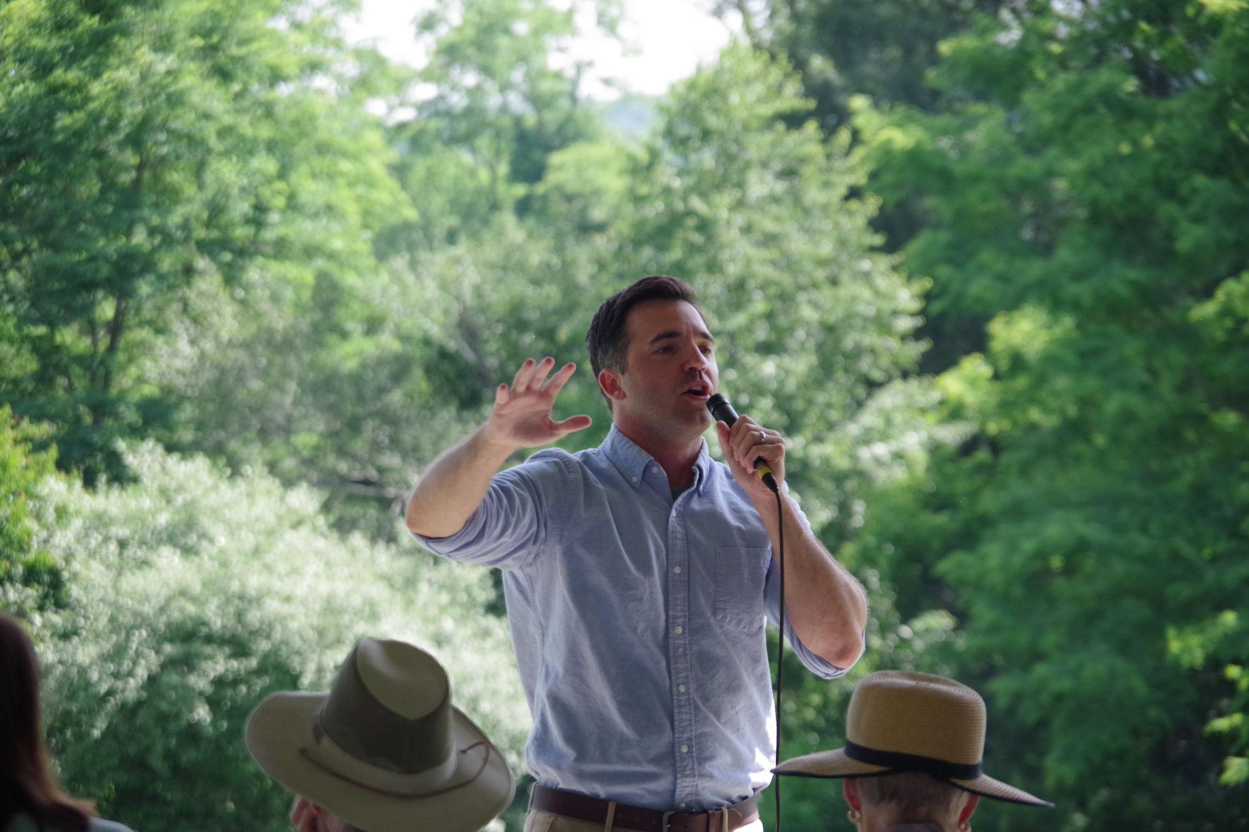 U.S. Senate candidate Jeff Jackson visits Boone as part of 100-county ...