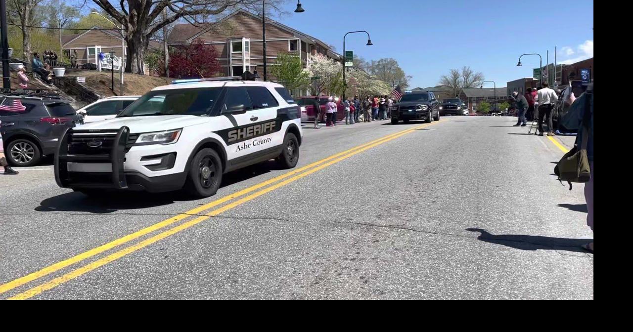 Procession spanning miles passes through Boone for Chris Ward, Logan ...