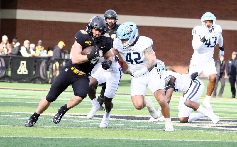 App State climbs above .500 with a 27-14 win over conference rival Old ...