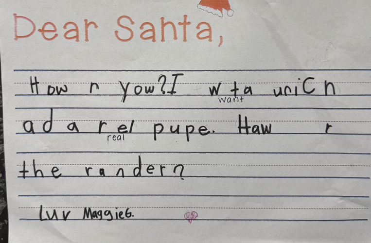 Dear Santa: Watauga County children share Christmas wishes | Community ...