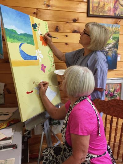 Cindy Michaud sponsors community painting to hang in Seby B. Jones ...