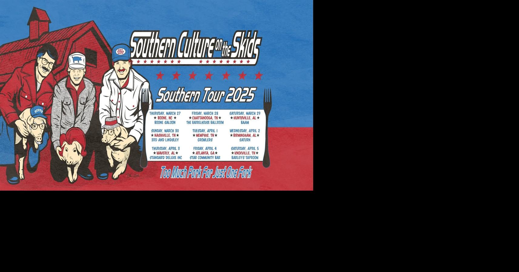 Southern Culture on the Skids playing at Boone Saloon on March 27 ...