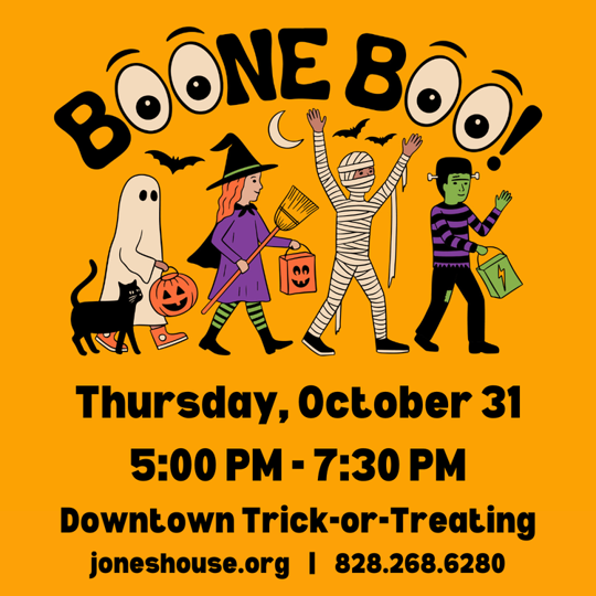 Boone Boo Trick-or-treating will be celebrated downtown Oct. 31 ...