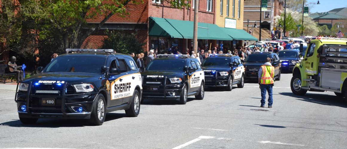 Procession spanning miles passes through Boone for Chris Ward, Logan ...