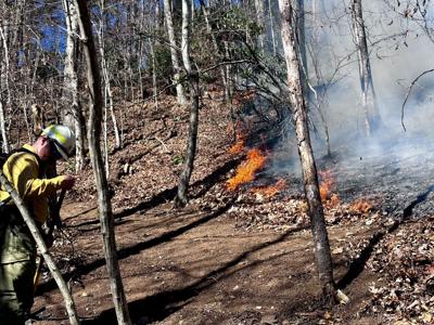 Crews contain 2-acre brush fire in Boone Sunday afternoon | Local News ...