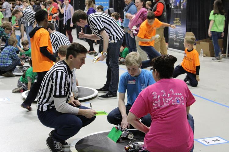 SumoBot competition brings packed house to Convocation Center ...
