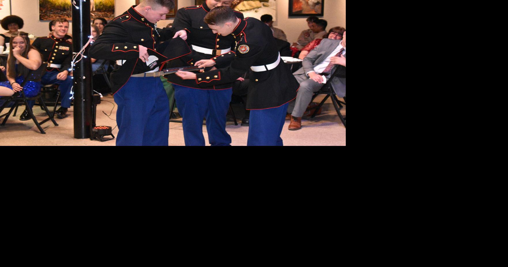 High school ROTC program celebrates end of the year with a traditional ...