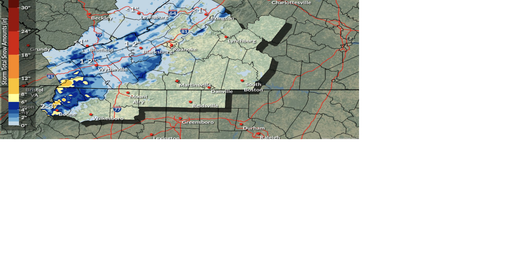 Winter storm warning to go into effect 8 p.m. Saturday, NCDOT preparing ...