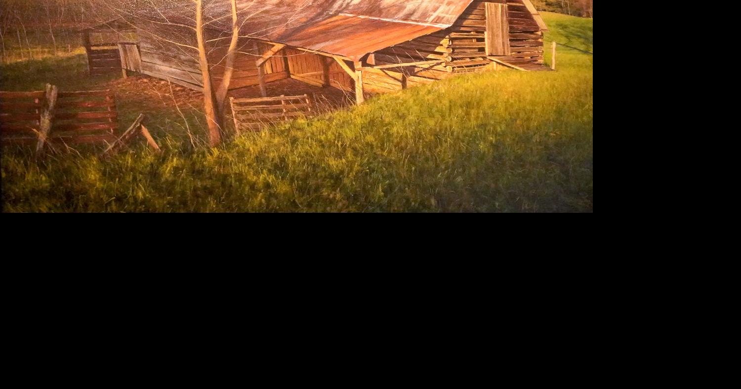 Getting real: Chris Bell tries for realism in his landscape oil ...