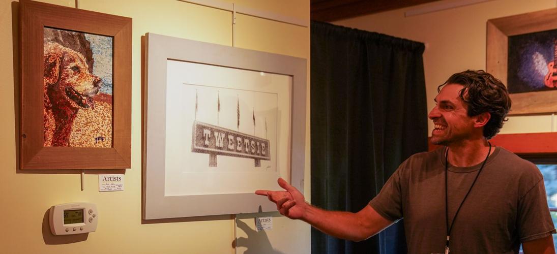 Carried interest: Brad Gates' work in Pointillism featured at Edgewood ...