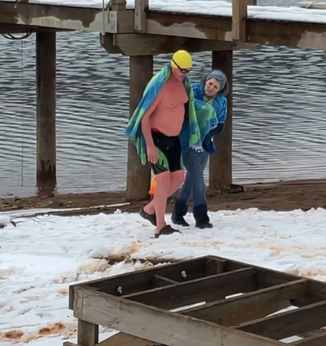 Newland native becomes oldest to swim ‘Ice Mile’ | Mountain Times ...