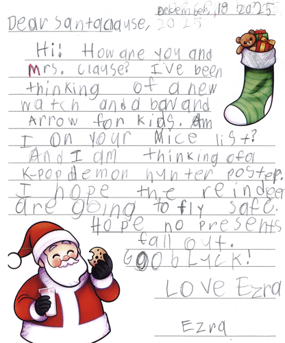 Dear Santa: Watauga County children share Christmas wishes | Community ...