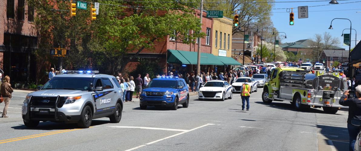 Procession spanning miles passes through Boone for Chris Ward, Logan ...