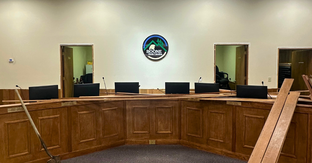 Boone Town Council chambers closed for renovations, meetings relocated ...