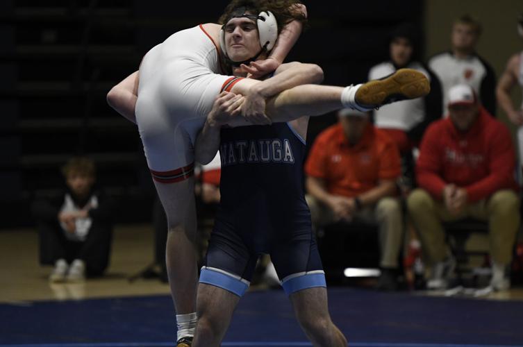 Watauga wrestling wins first two conference matches against Hibriten ...