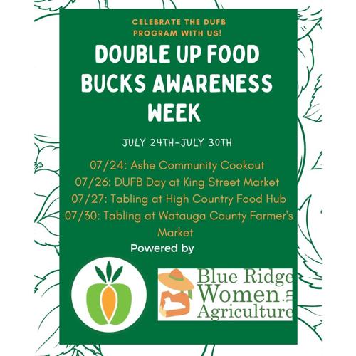 Double-Up Food Bucks Awareness Week | News | wataugademocrat.com