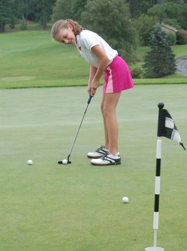 Macy Pate wins Drive, Chip and Putt golf competition | Sports ...