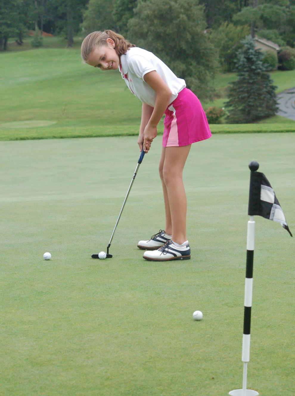 Macy Pate wins Drive, Chip and Putt golf competition | Sports ...