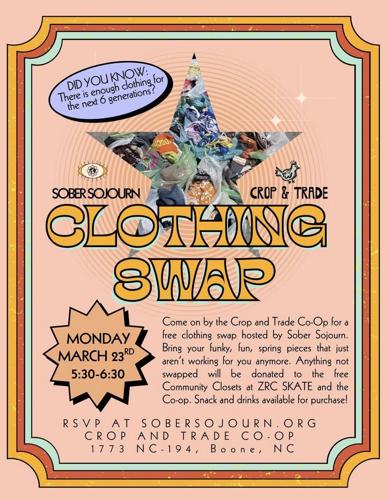 Local co-op holding clothing swap, what’s left will be donated to free ...