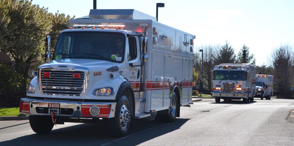 Local first responders show support to health care workers with ...