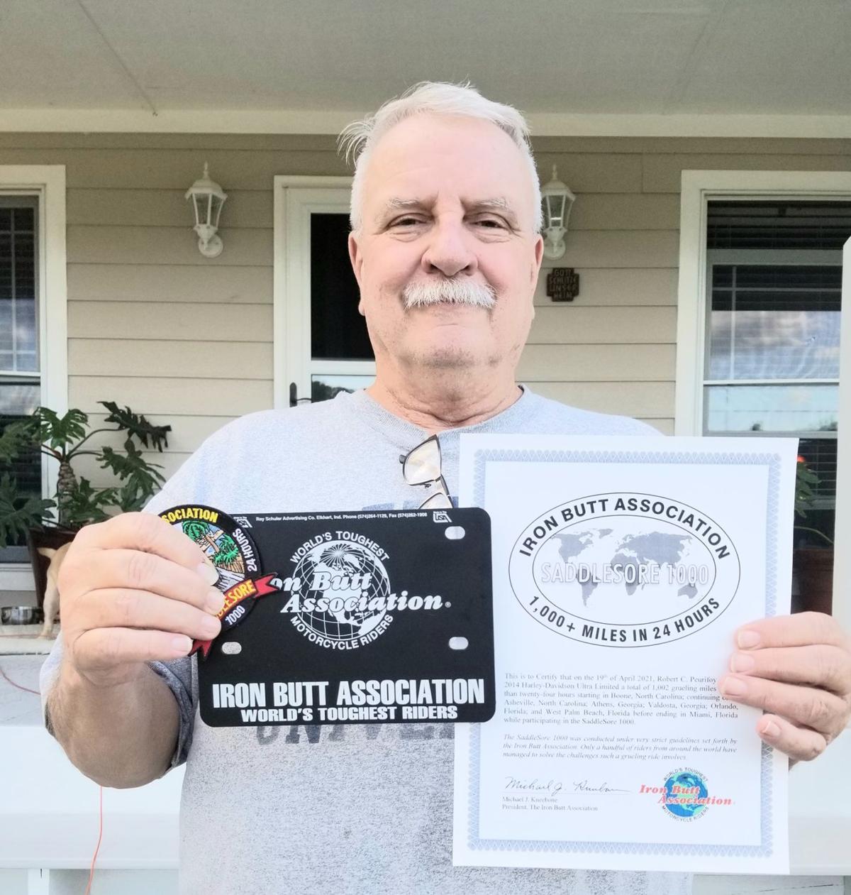 Peurifoy earns Iron Butt certification after 1,000-mile ride ...