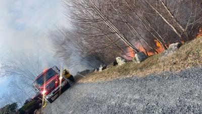 22-acre brush fire threatens multiple homes in Beaver Dam Saturday ...