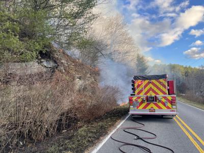 One acre brush fire in Cove Creek district under investigation | Local ...