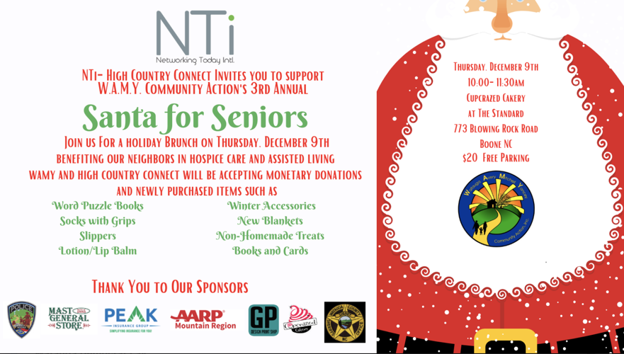NTi-High Country Connect hosting a gift drive to benefit WAMY Santa for ...