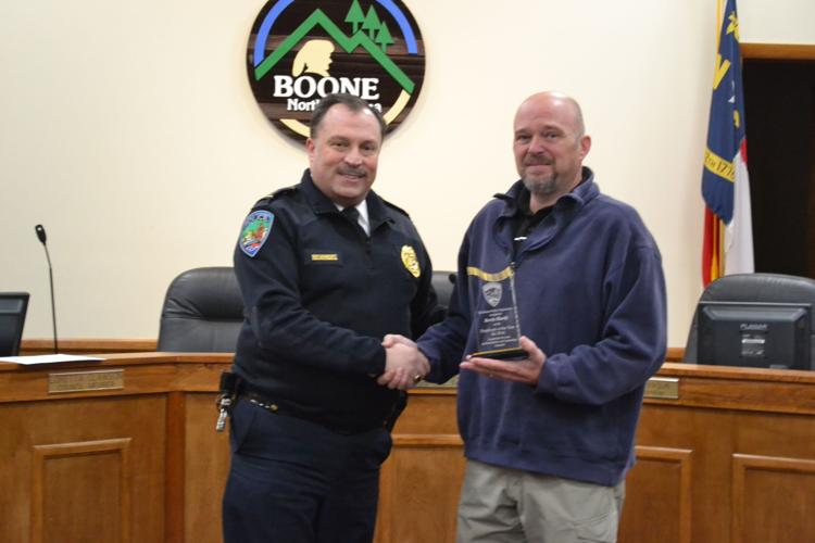 Boone Police honors employees, swears in new officers | Mountain Times ...