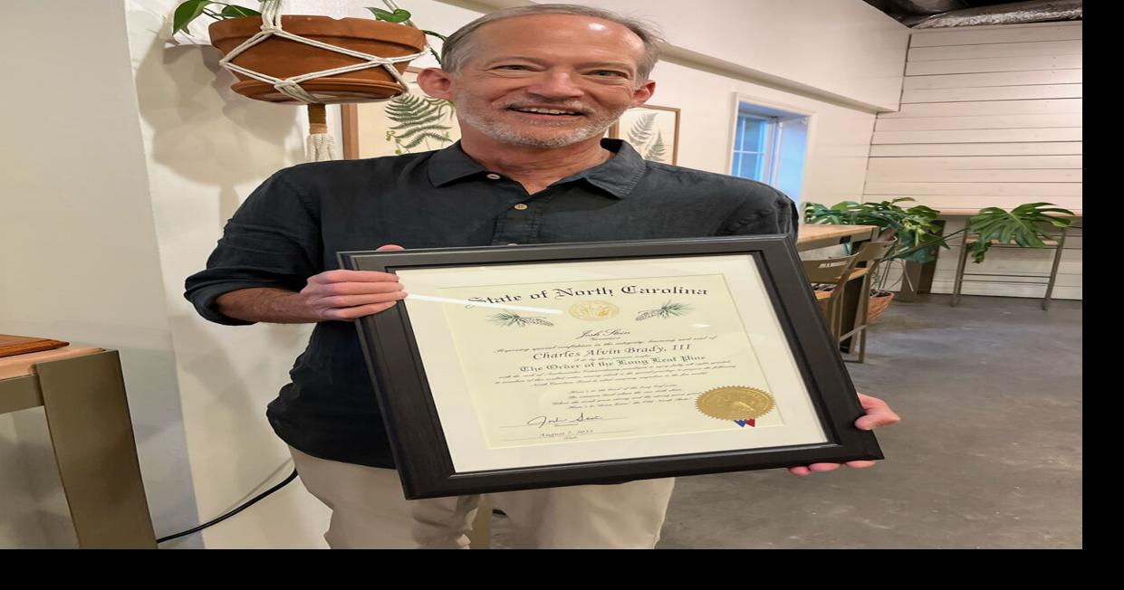 Outgoing BRC executive director awarded The Order of the Long Leaf Pine | Local News ...