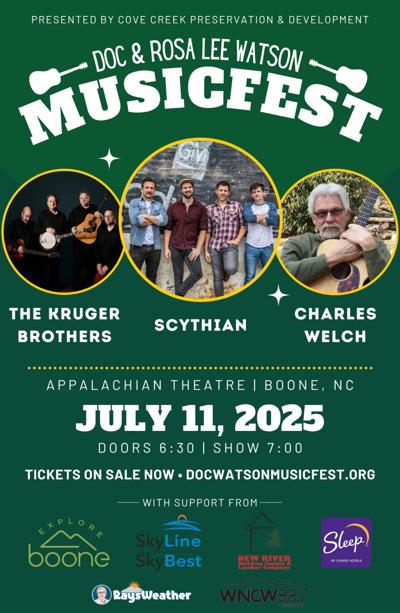 Doc and Rosa Lee Watson MusicFest taking place at Appalachian Theatre ...