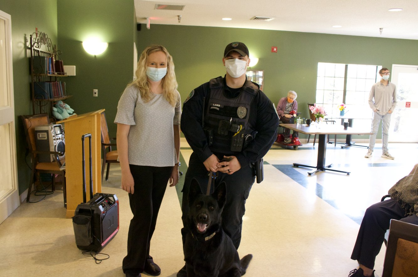 Boone Police Department K9 visits Glenbridge Health and Rehabilitation ...