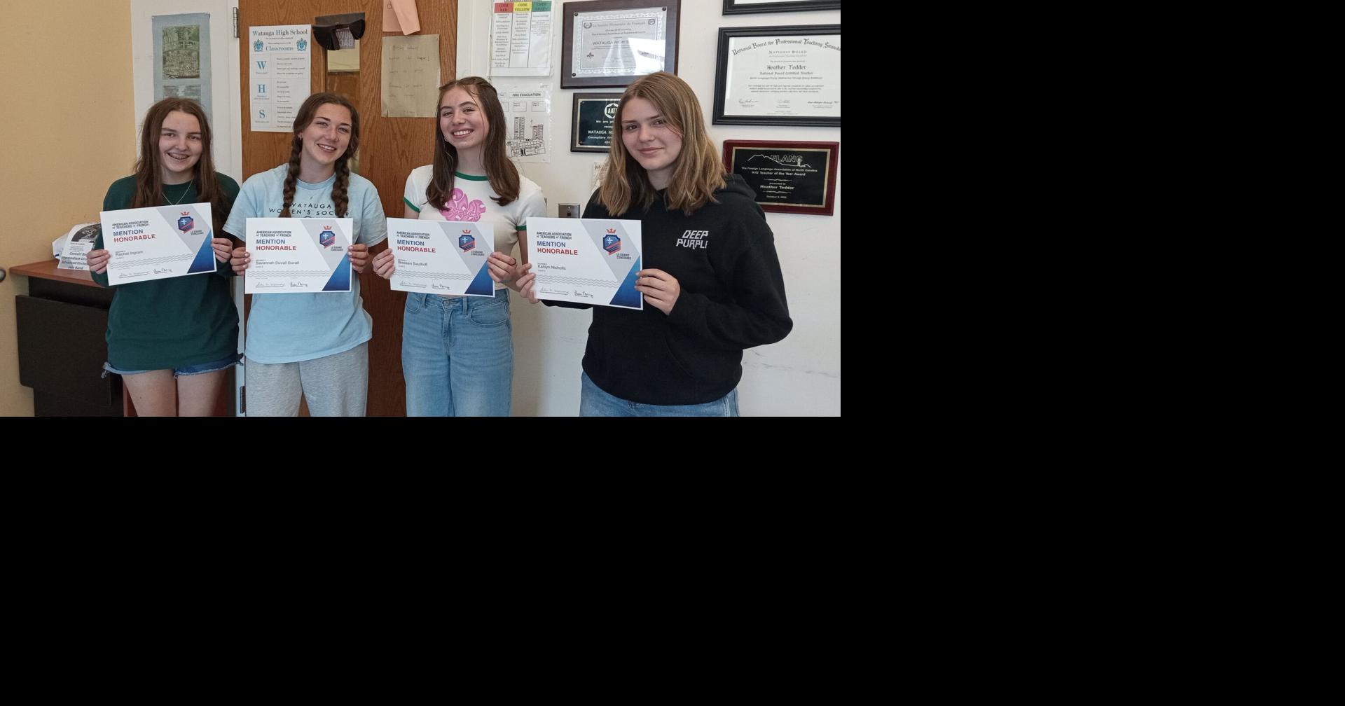 Nine WHS students ranked nationally in prestigious French contest ...