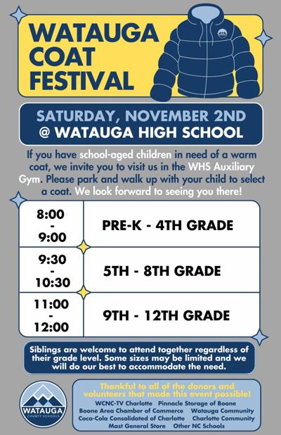 WCS hosting Coat Festival for school-aged children on Nov. 2 | Local ...