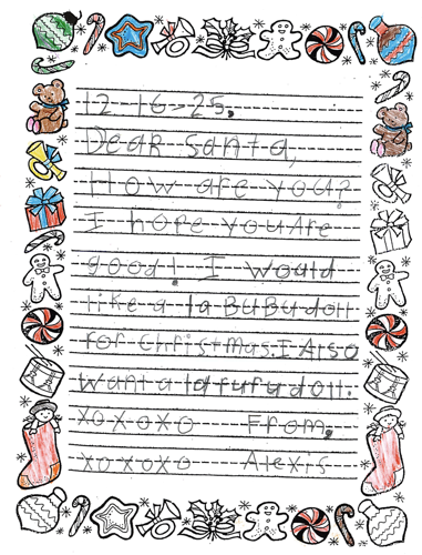 Dear Santa: Watauga County children share Christmas wishes | Community ...