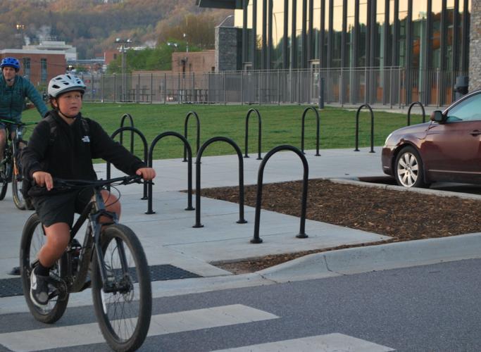 Harmony Lanes leads kids in bike to school event | Community | wataugademocrat.com