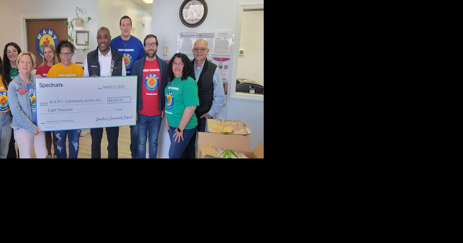 Spectrum donates $10K to WAMY in financial, in-kind contribution ...