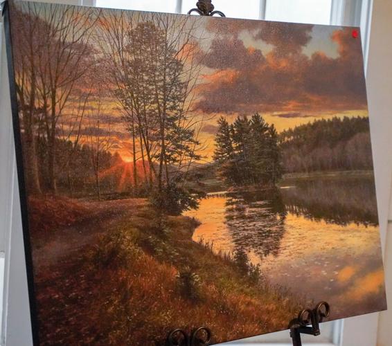 Getting real: Chris Bell tries for realism in his landscape oil ...