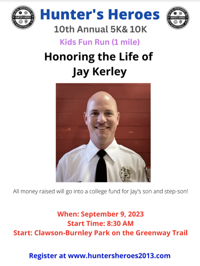 Hunter's Heroes hosting 10th annual run on Sept. 9 in honor of Jay ...
