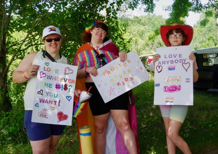 Community members celebrate during Boone Pride Parade and Festival ...