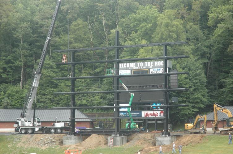 Kidd Brewer video board rises closer to completion | News ...