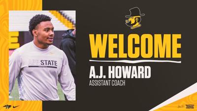 Former player A.J. Howard returns to App State football as defensive ...