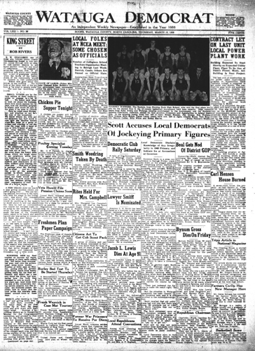 New Watauga Democrat archives available - The Digital Watauga Project ...