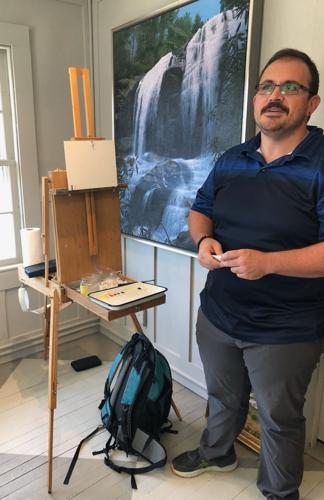 Artist Chris Bell puts his talent on display at Martin House | Mountain ...