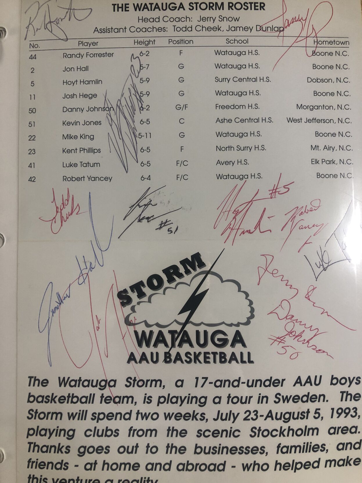 Jerry Snow reminisces about Watauga Storm on 30th anniversary of trip ...